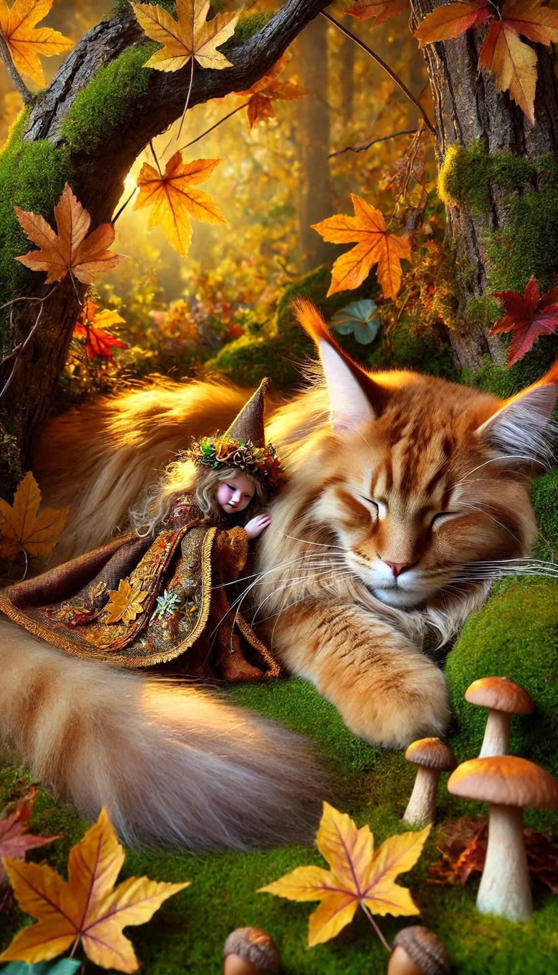 Fantasy Wallpaper Set | Fairy & Animal Companions | 10 Magical Phone ...