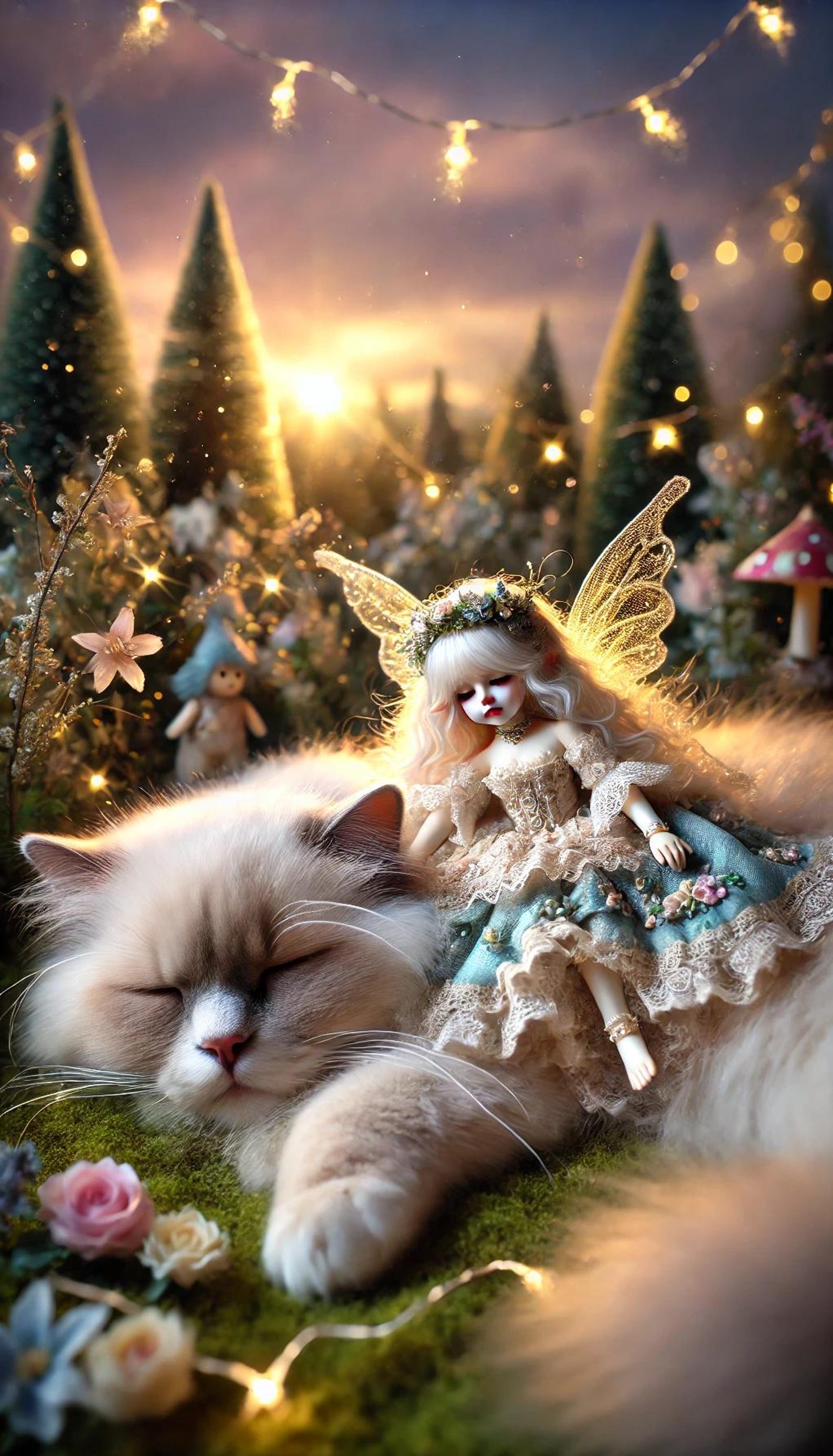 Fantasy Wallpaper Set | Fairy & Animal Companions | 10 Magical Phone ...