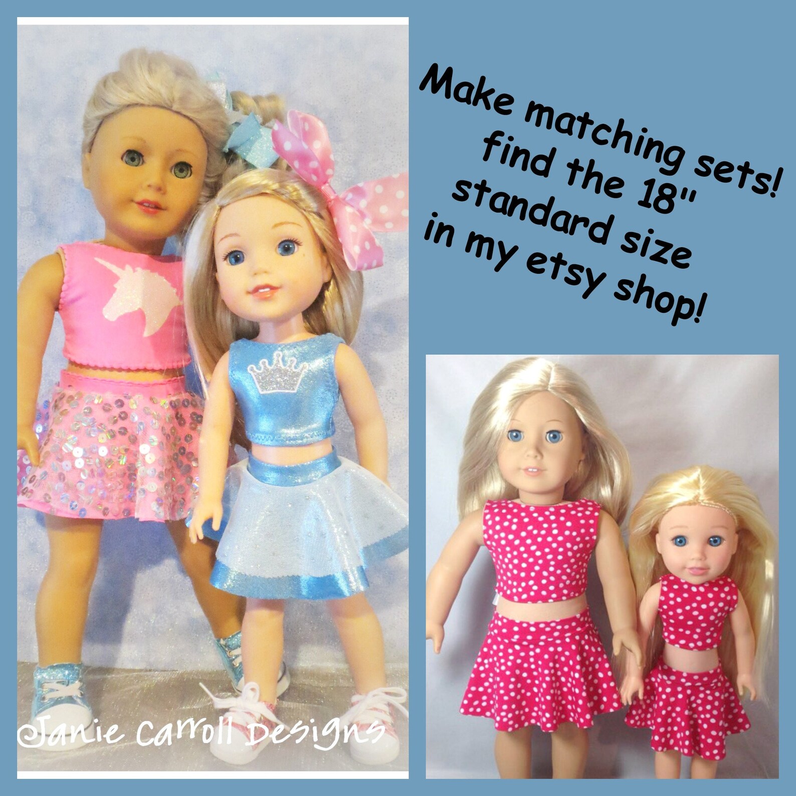 Candy Shoppe Ezy Circle 'n Crop Pattern for 14 Doll | Etsy