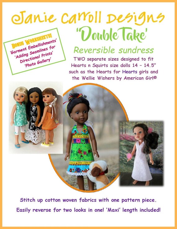 Double Take Reversible Sundress Pattern Hearts N Squirts for - Etsy