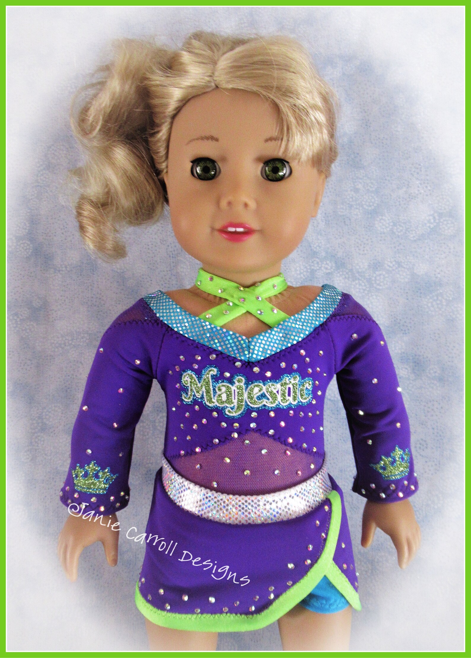 DELUXE Custom Cheerleader Uniform Set for 18" Doll Such as the American ...
