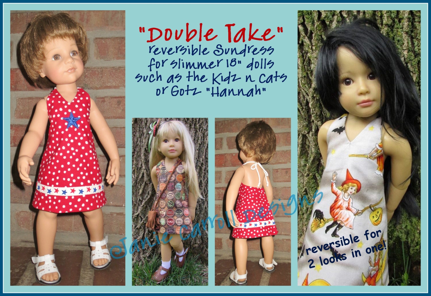 Double Take Reversible Sundress Pattern for Slimmer 18 - Etsy