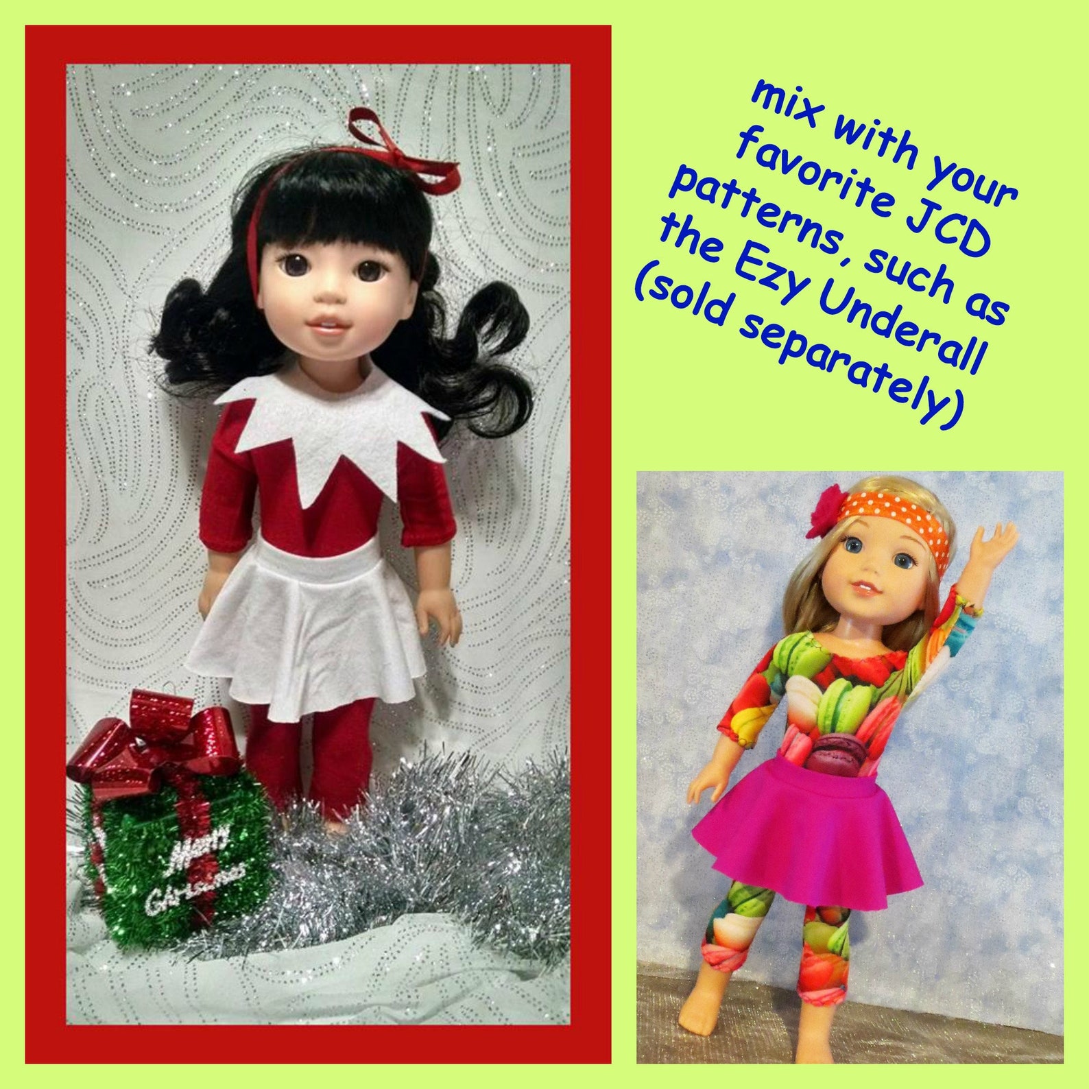 Candy Shoppe Ezy Circle 'n Crop Pattern for 14 Doll | Etsy