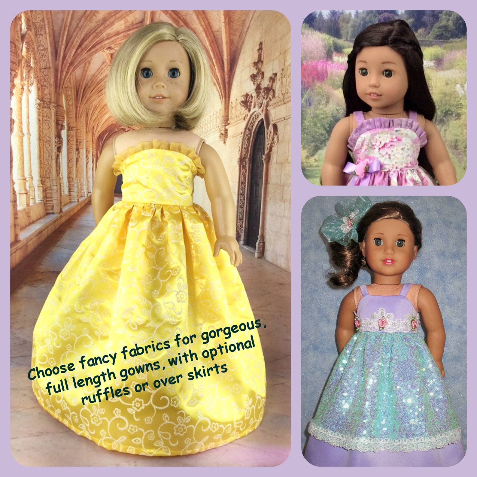 Breezy Bundle Pack Pattern Set for 18" Dolls Such as the American ...