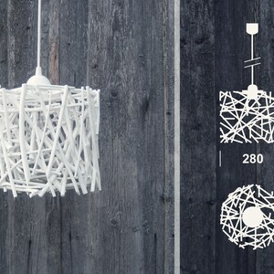 BUSH_280 - Pendant Lamp Made of Painted Branches. - Etsy