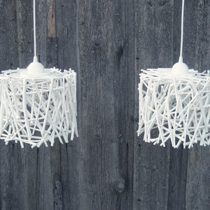 BUSH_280 - Pendant Lamp Made of Painted Branches. - Etsy