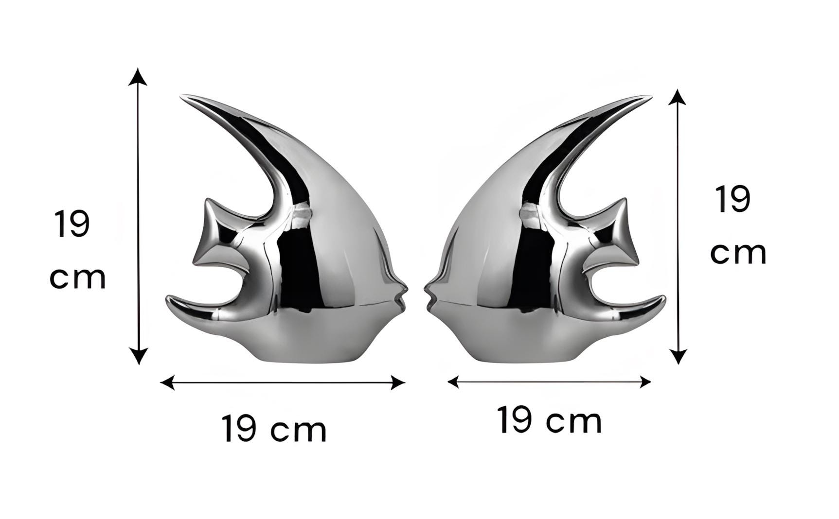 Luxurious Home Display Modern Silver Figurine - Etsy