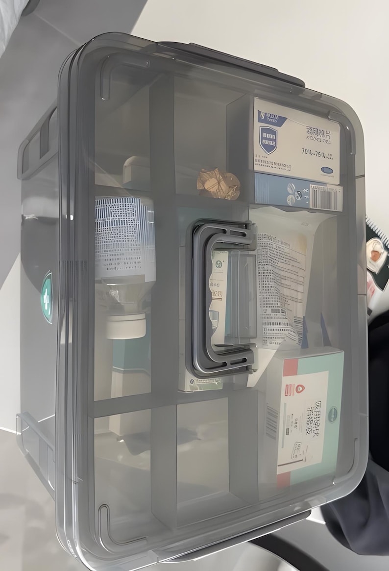 Clear Plastic Medicine Organizer Box – Water-resistant Pill Storage - Etsy