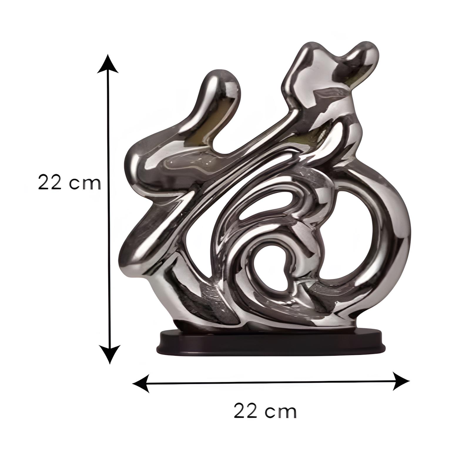 Luxurious Home Display Modern Silver Figurine - Etsy