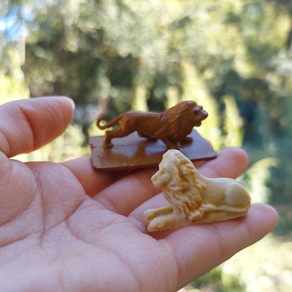 Plastic Lion - Etsy