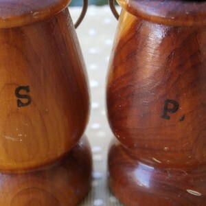 Wooden Souvenir Hanging Salt and Pepper Shakers, Eureka Springs ...
