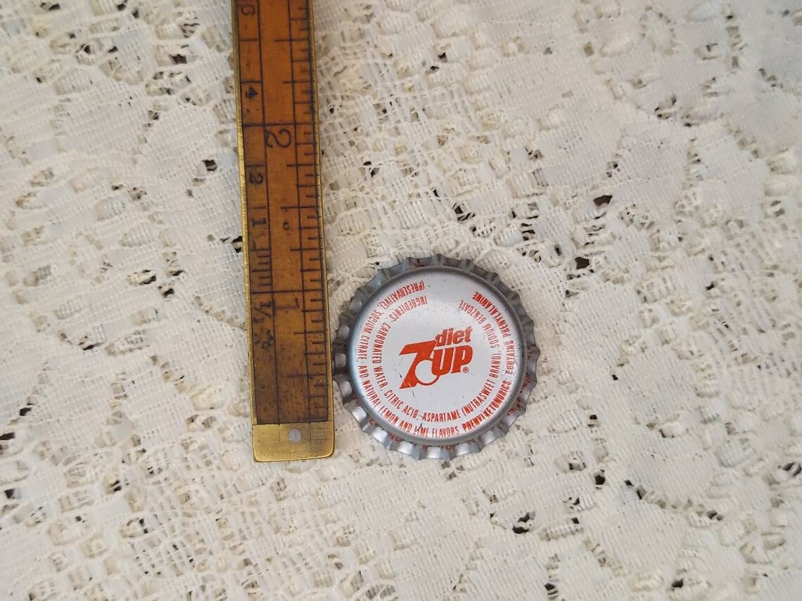 10 Diet 7UP 7 up Soda Bottle Caps for Crafting or Collecting - Etsy