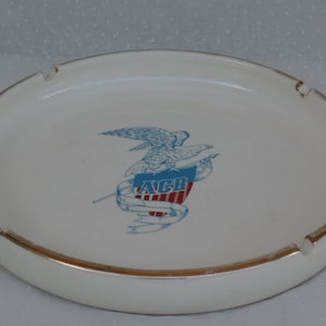 Vintage ACB Eagle Logo Jack Nadel Advertising Ash Tray Ashtray Red ...