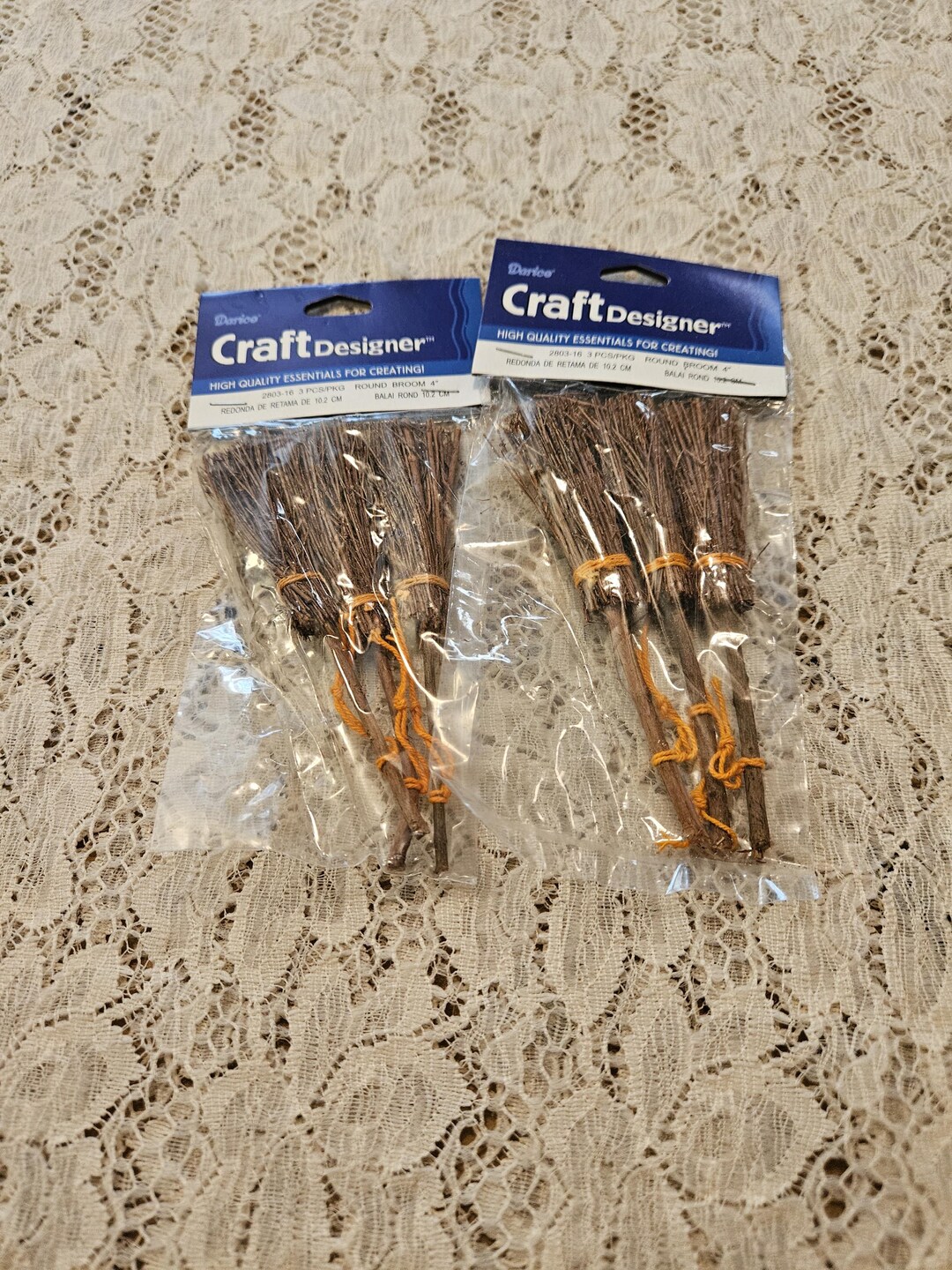 Lot of 6 Miniature Brooms for Dollhouse or Crafting - Etsy