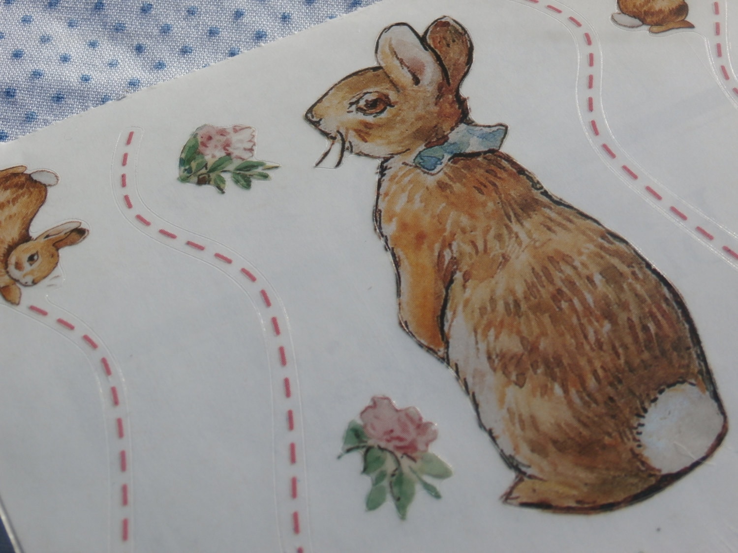 Beatrix Potter Bunnies Border Stickers 2001 Colorbok Big | Etsy