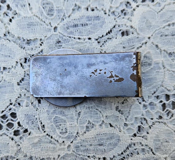 Vintage Union Pacific Railroad Themed Money Clip Scuf… - Gem