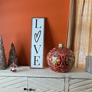 Love Sign Farmhouse Wall Decor Wood Framed Signs Sign for Home ...