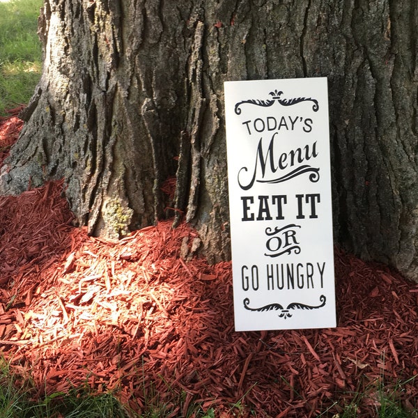 Wood Menu Sign - Etsy