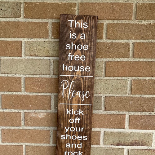 Rock Your Socks Wood Sign I No Shoes I Front Door I Porch Sign - Etsy