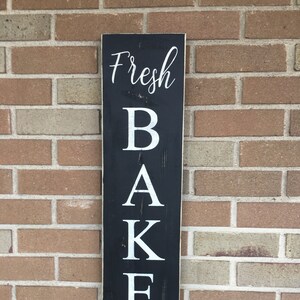 Wood Handmade FRESH BAKED Kitchen Sign - Kitchen Long Wood Sign ...