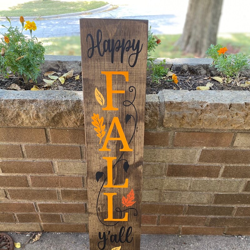 Fall Porch Sign - Etsy