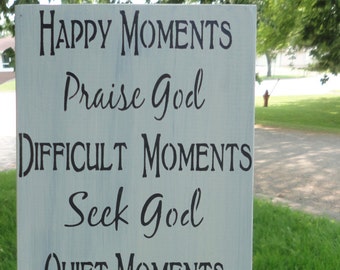 Happy Moments Praise God | Etsy