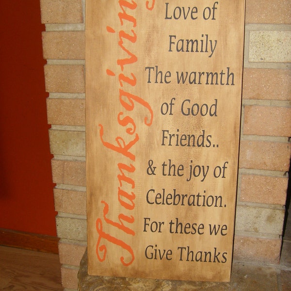 Thanksgiving Signs - Etsy