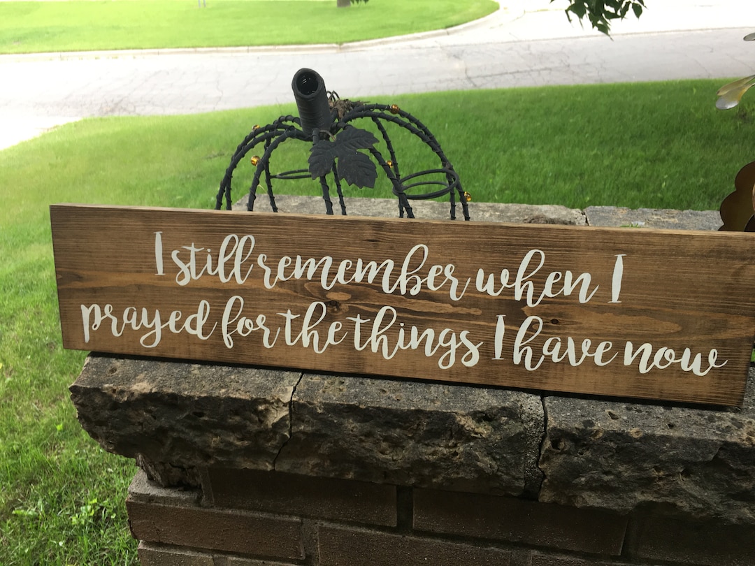 Handmade Walnut Stained Wood Sign: Inspirational Farmhouse Decor (24 X ...