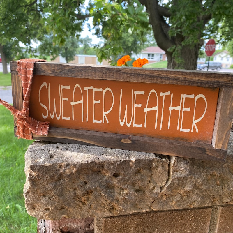 Weathered Wood Sign - Etsy