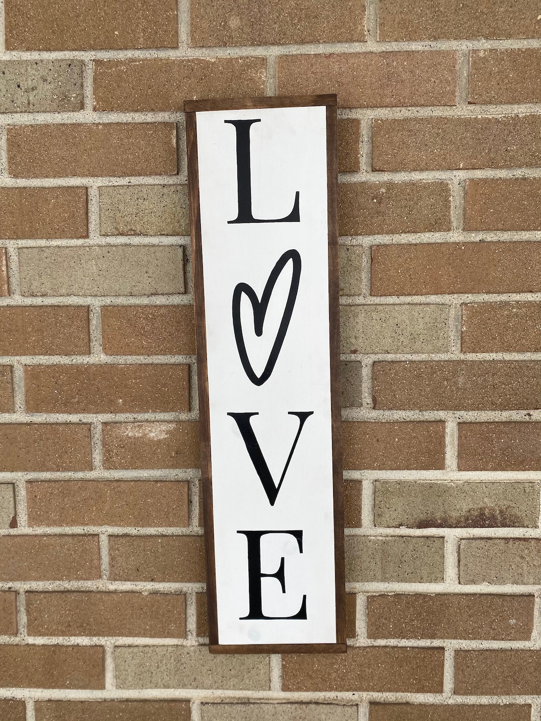 Love Sign Farmhouse Wall Decor Wood Framed Signs Sign for Home ...