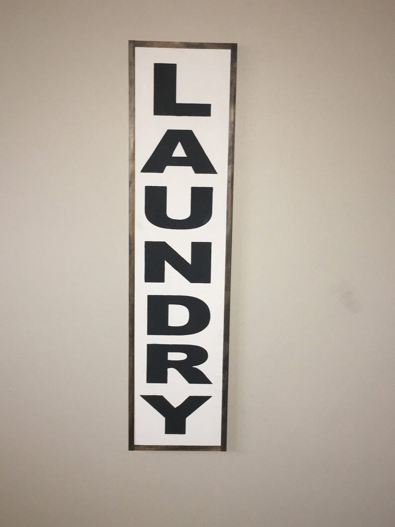 Laundry Sign LARGE Laundry Room Decor Laundry Sign Wood - Etsy