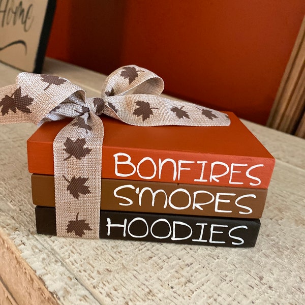 Fall Book Stack - Etsy