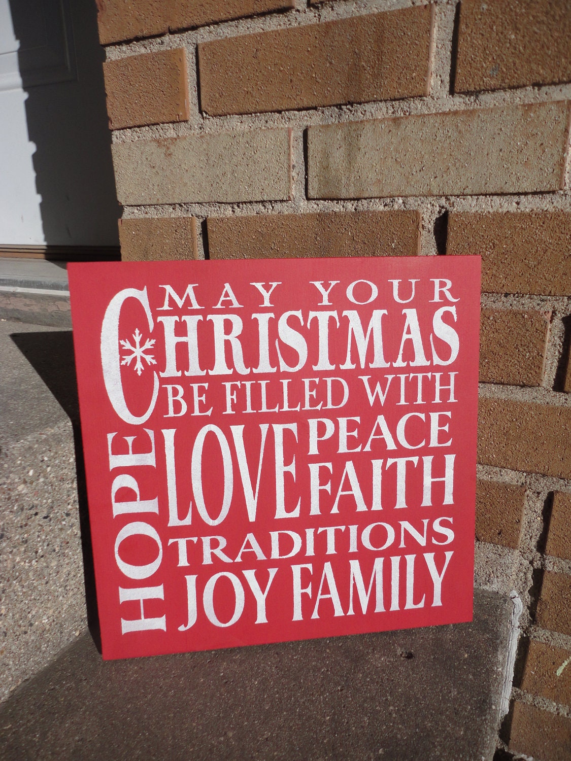 CHRISTMAS Wood Sign / Christmas Decor / Country Farmhouse | Etsy