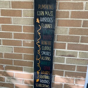 Fall Front Door Sign - Fall Welcome for Porch Patio Front Door Entryway ...