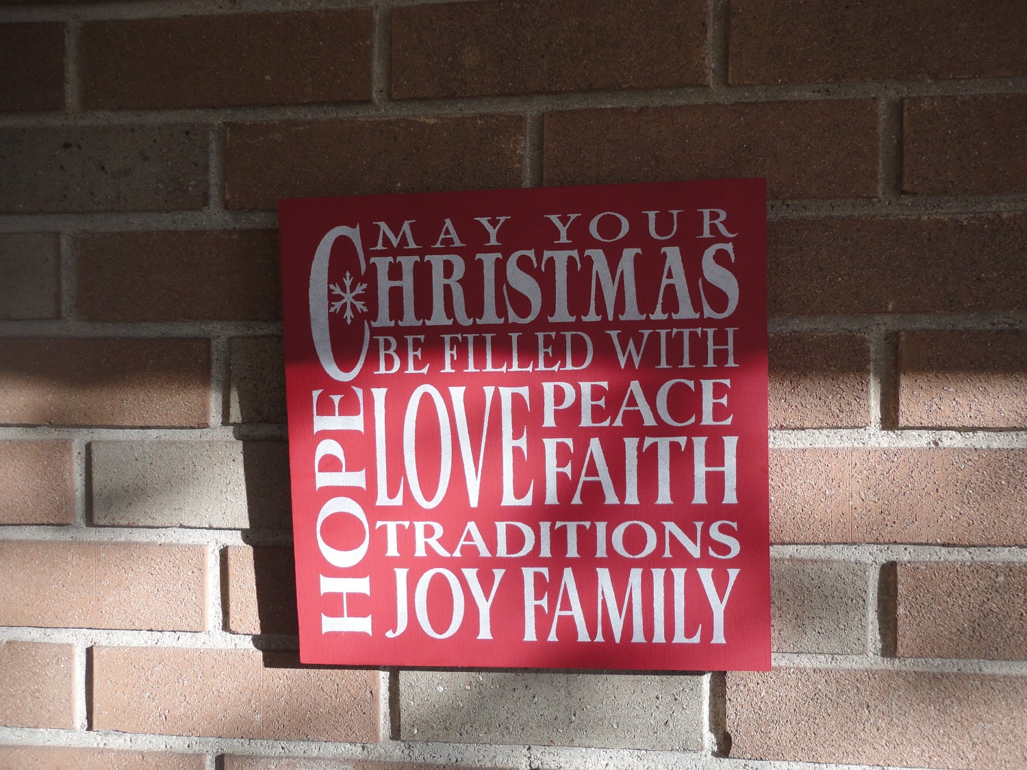 CHRISTMAS Wood Sign / Christmas Decor / Country Farmhouse | Etsy