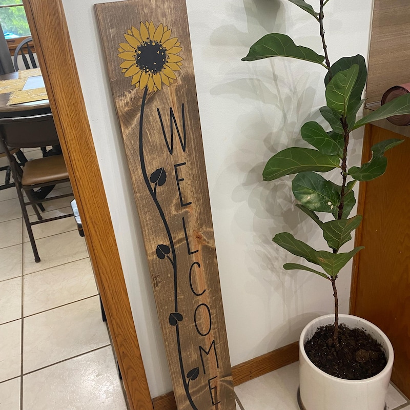 Sunflower Sign - Etsy