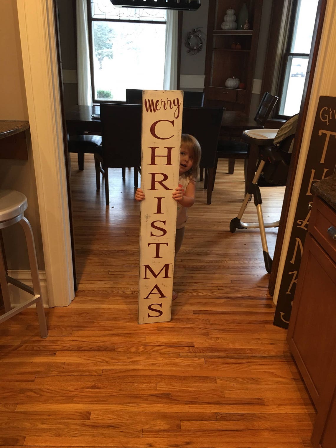 Christmas Porch Sign Merry Christmas Rustic Wood Sign - Etsy