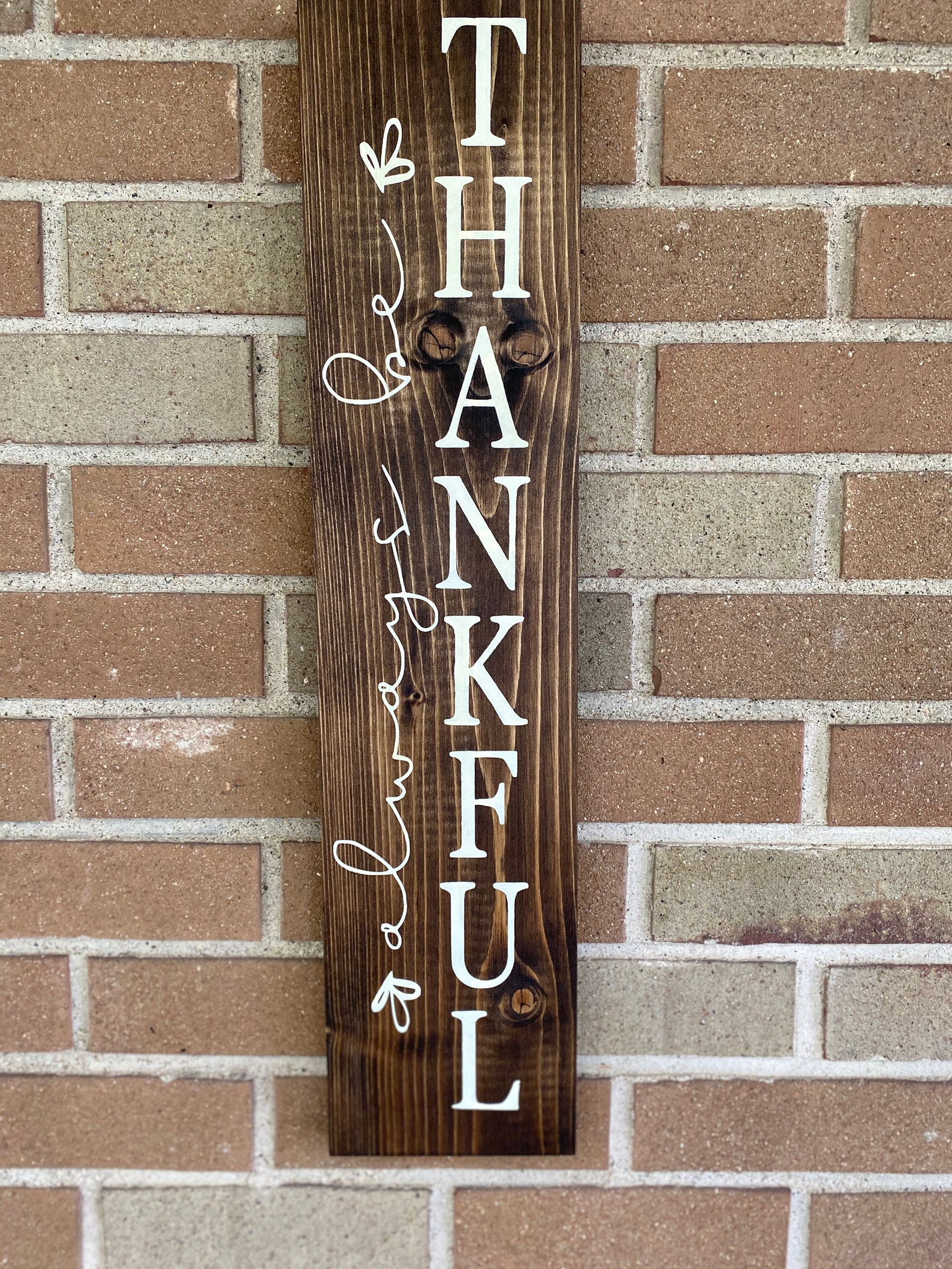 Wood Sign Always Be Thankful Fall Decor Porch Decor Wood - Etsy
