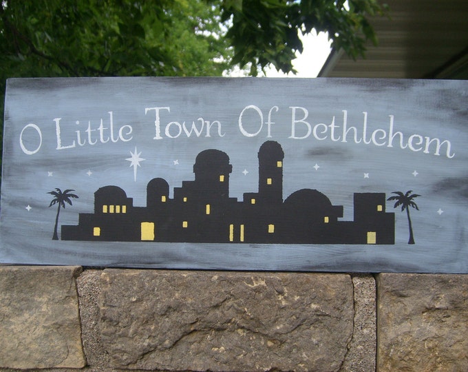 Bethlehem Inn Wood Sign - Etsy