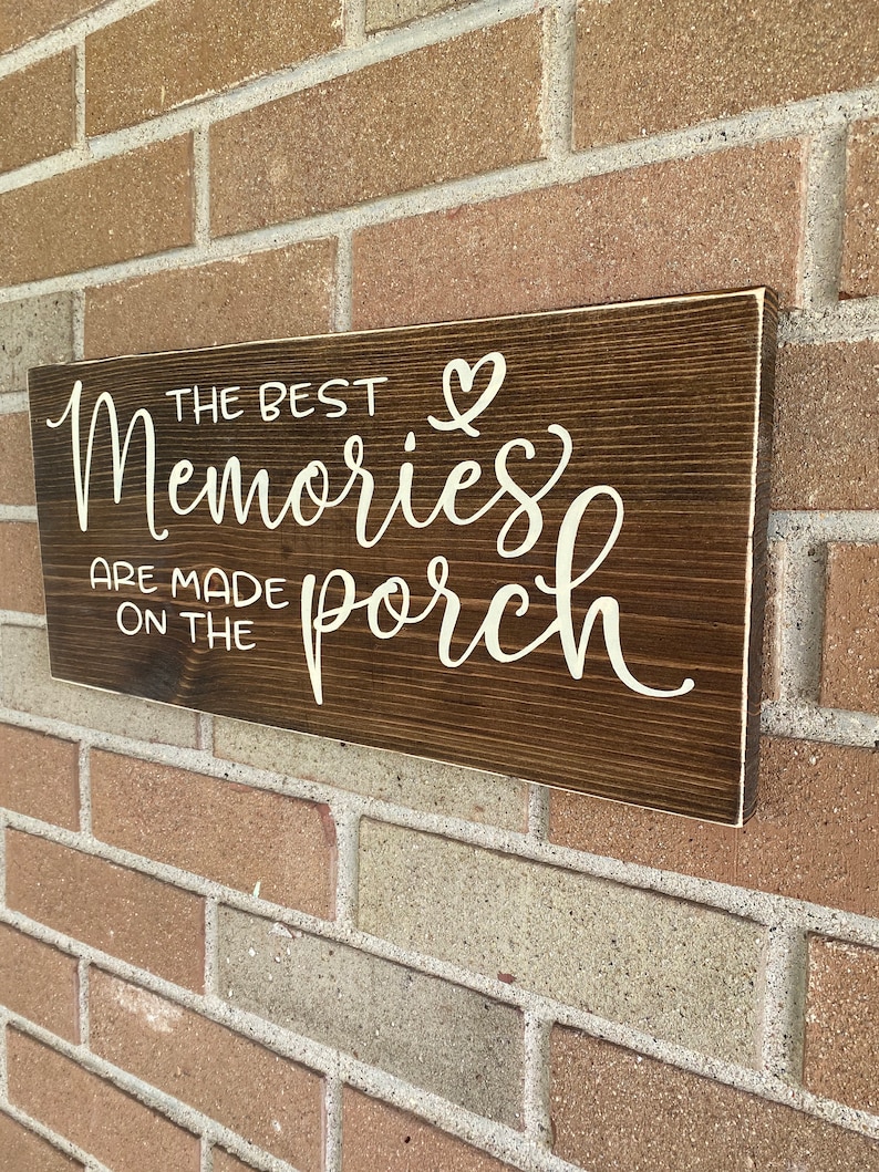 Handmade Porch Sign: Rustic Wood Family BBQ Decor - Etsy