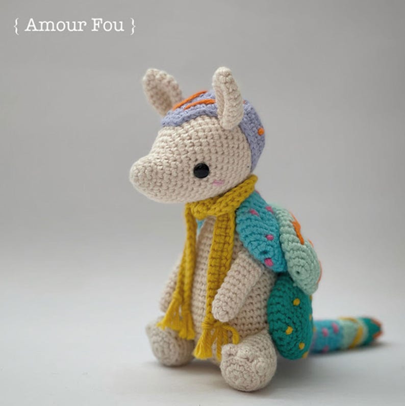 Pangolin Crochet Pattern, Amigurumi Crochet Pattern, PDF, English ...
