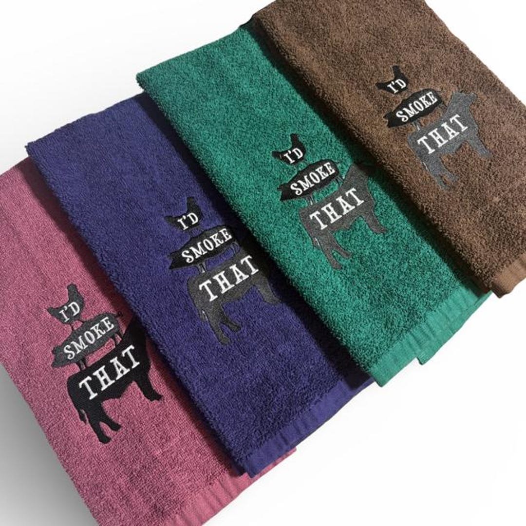 I'd Smoke That Towel: Stain Resistant BBQ Grill Towel - Etsy
