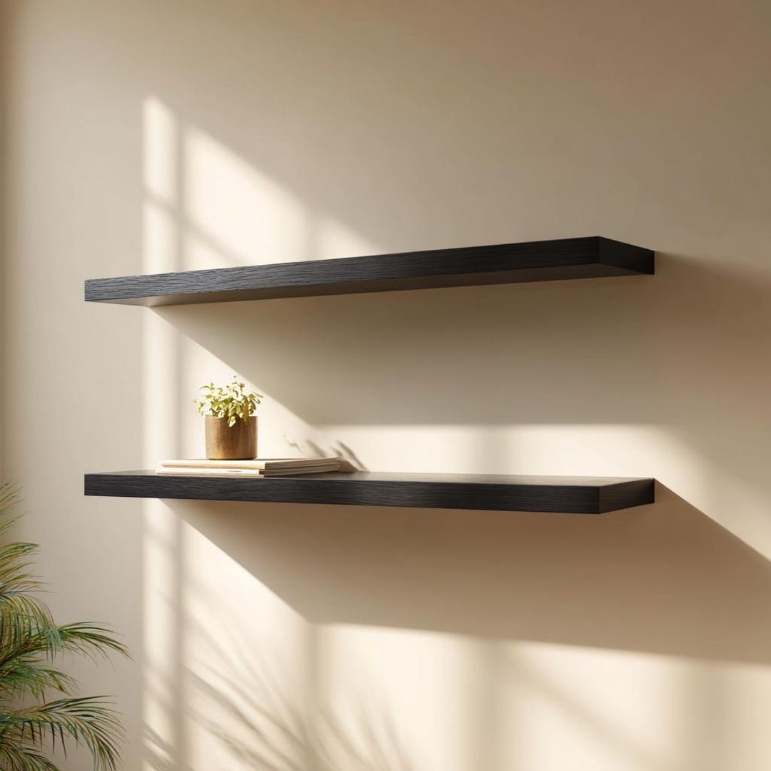 Modern Floating Shelf - Handmade Wall Feature - Etsy
