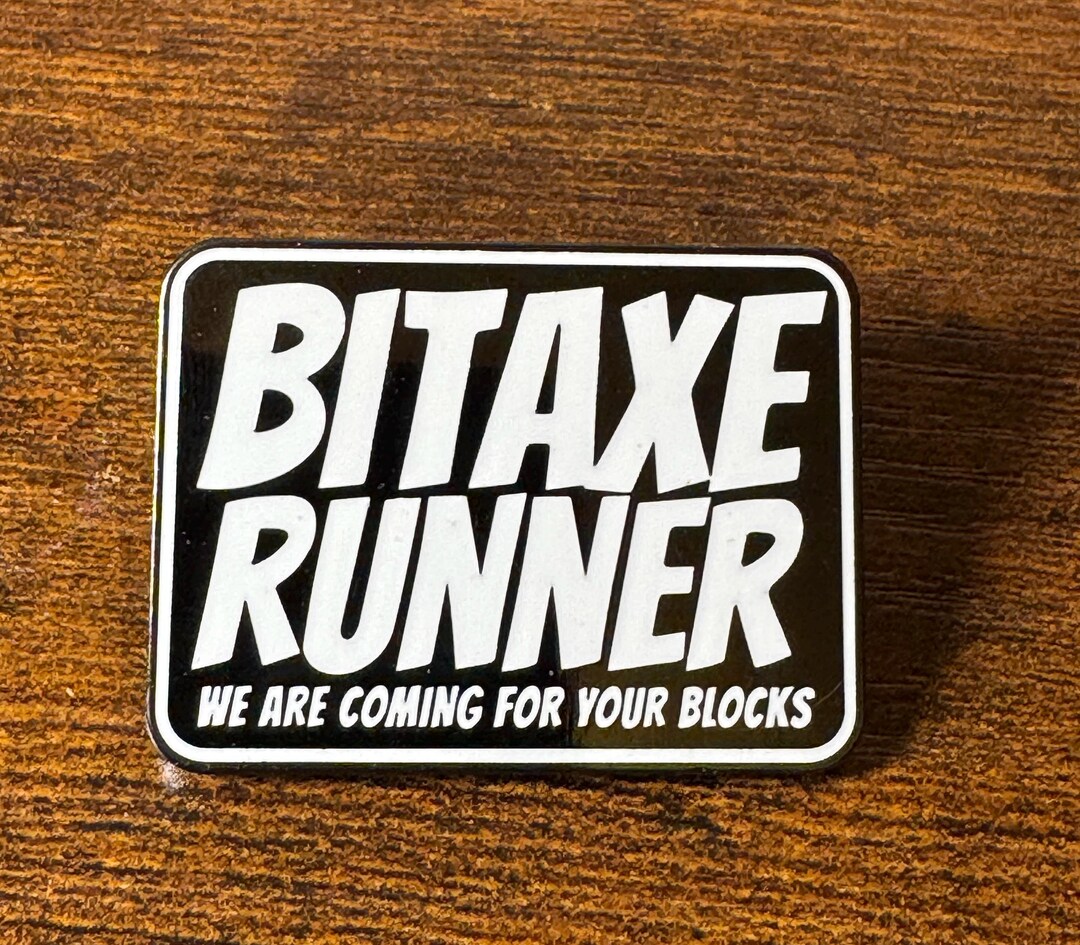Bitaxe Runner Pin - Etsy