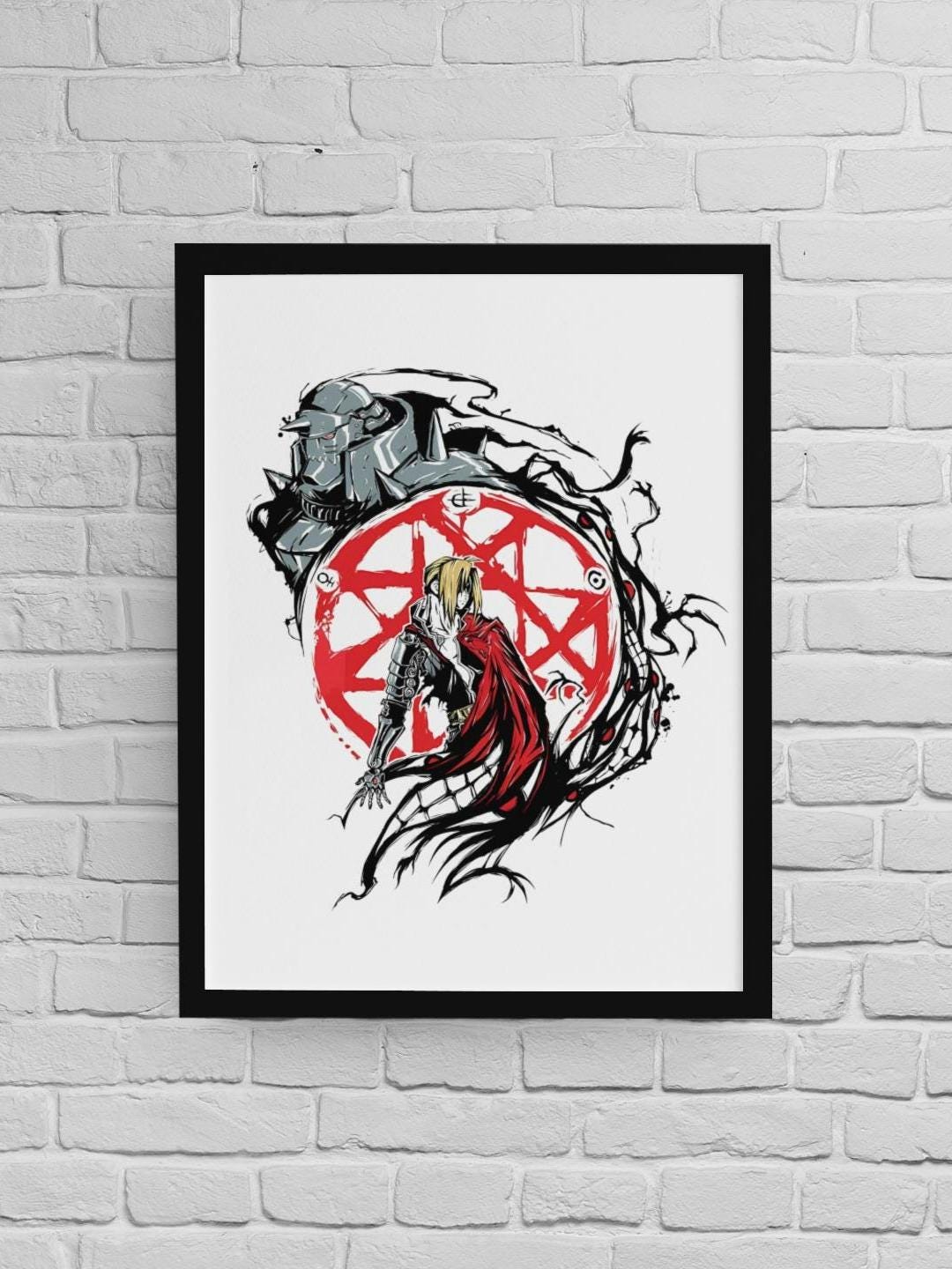 Edward Elric | Fullmetal Alchemist | Alchemy Circle | Anime Wall Art ...