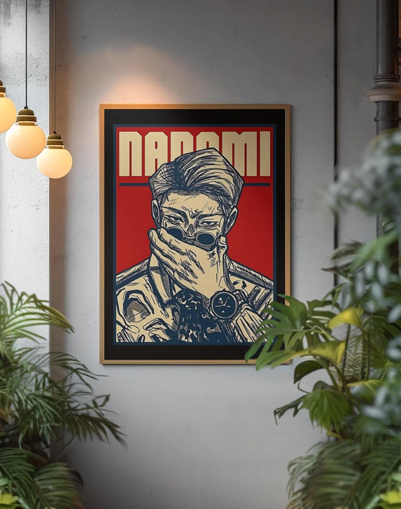 Kento Nanami | Jujutsu Kaisen | Anime Poster | Nanami Fan Art | Manga ...