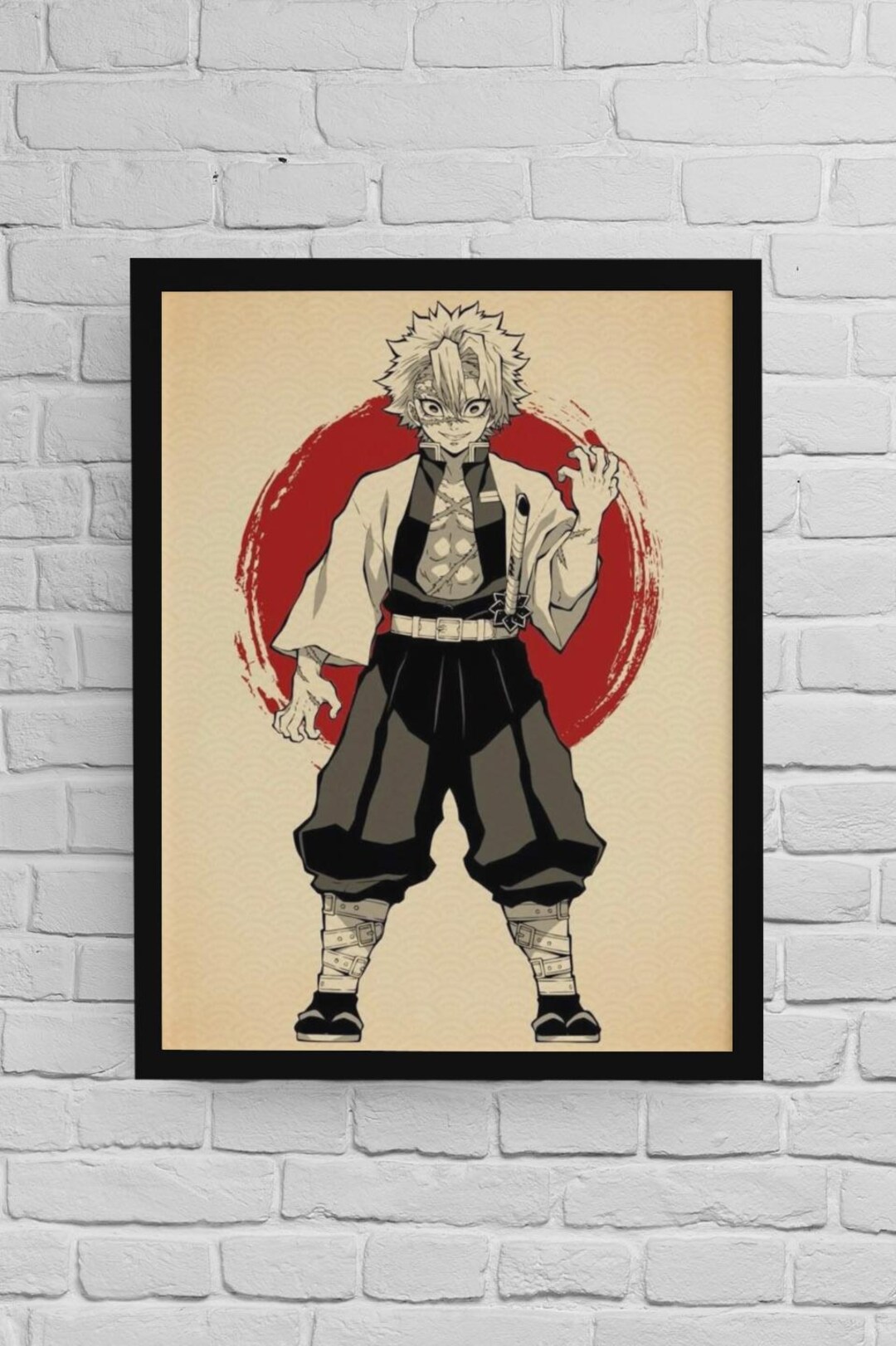 Sanemi Shinazugawa | Demon Slayer | Wind Breathing Artwork | Anime ...