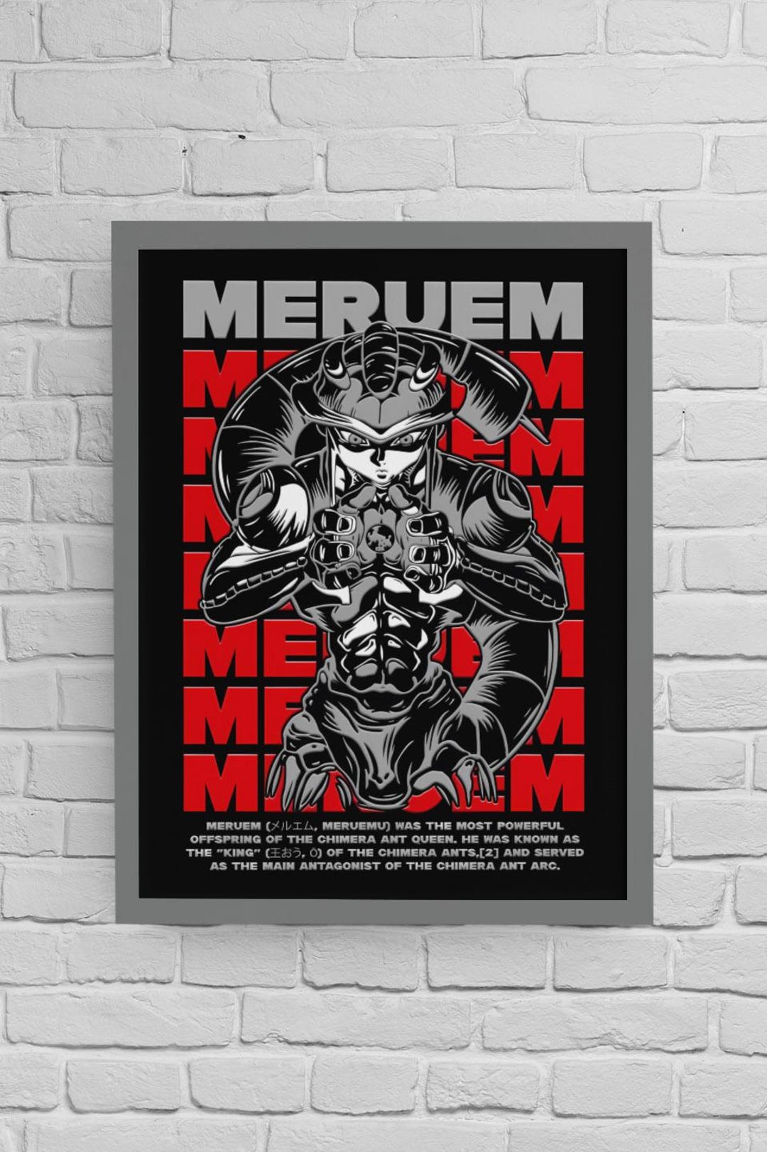 Meruem | Hunter X Hunter | Chimera Ant King | Anime Villain Art | Anime ...