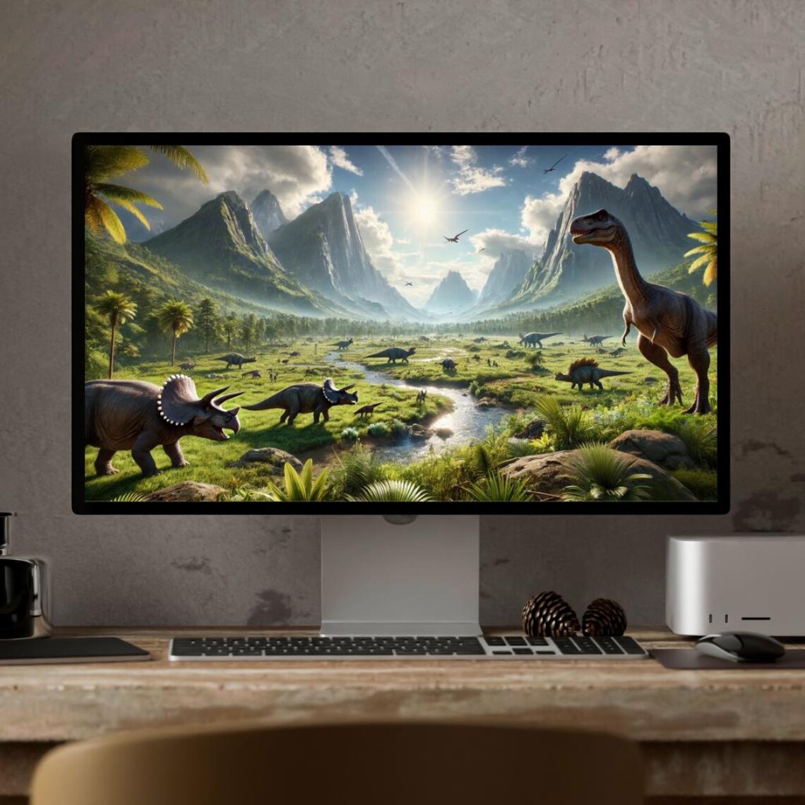 Digital Art Wallpaper Jurassic World Dinosaurs for Computer Desktop ...