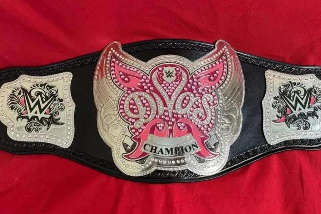 Wwe Divas Championship Title Belt Replica, 2mm/4mm Brass Plate, Women ...